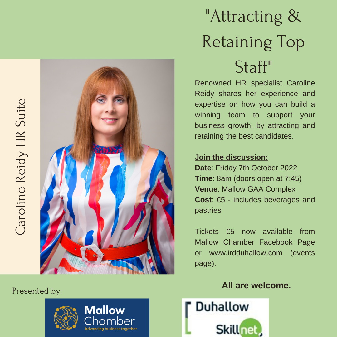 Attracting & Retaining Top Staff – by Caroline Reidy
